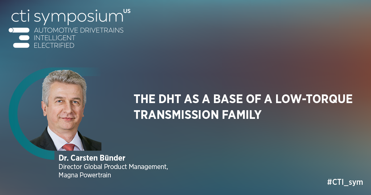 DHT as a Base of a Transmission Family - CTI Symposia World Series